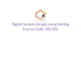Digital Signal Processing - BEC502 - VTU - Studocu