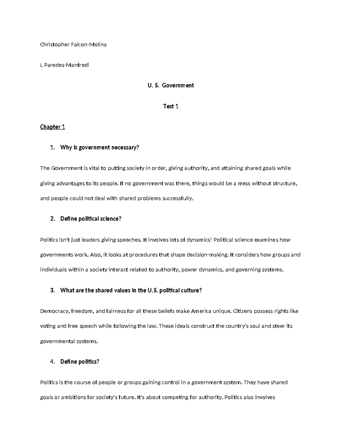Test 1 Christopher Falcon-Molina - Christopher Falcon-Molina L Paredes ...