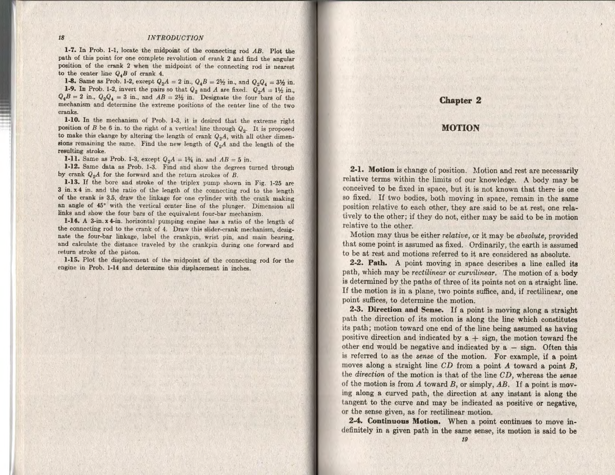 Motion - Elements of Mechanism - Science Technology and Society - Studocu