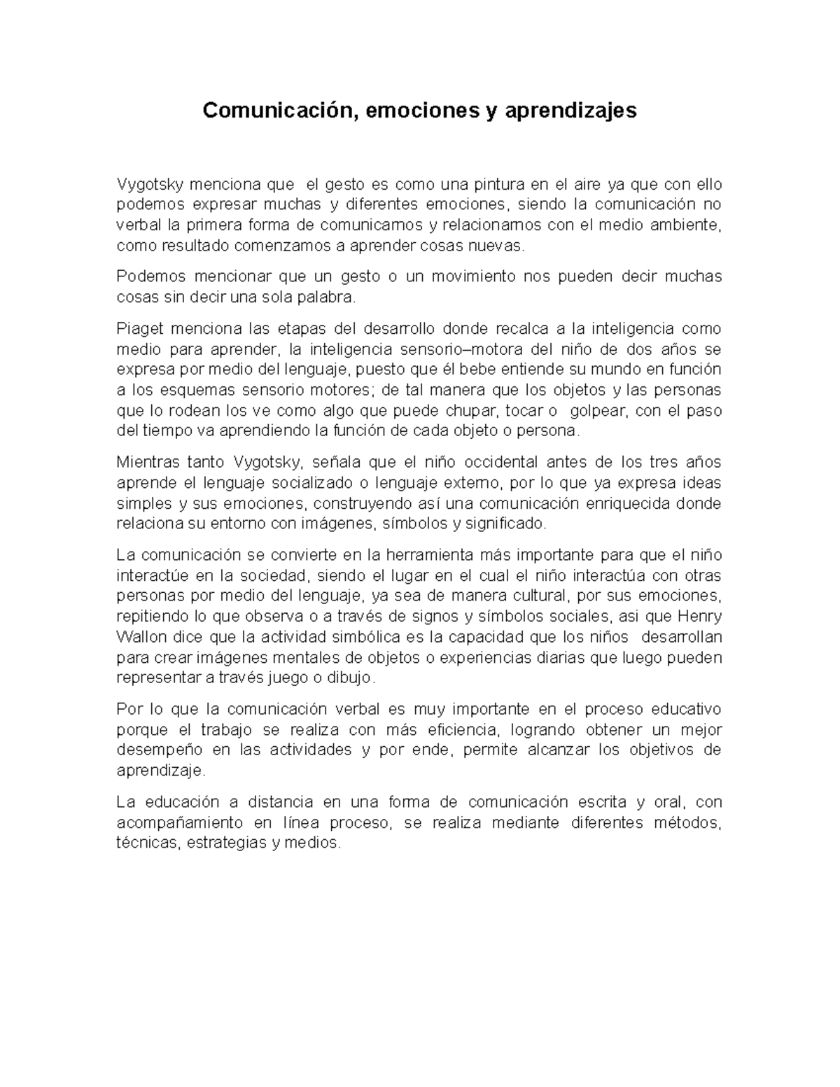 MRME comunicacionnoverbal - Comunicación, emociones y aprendizajes ...