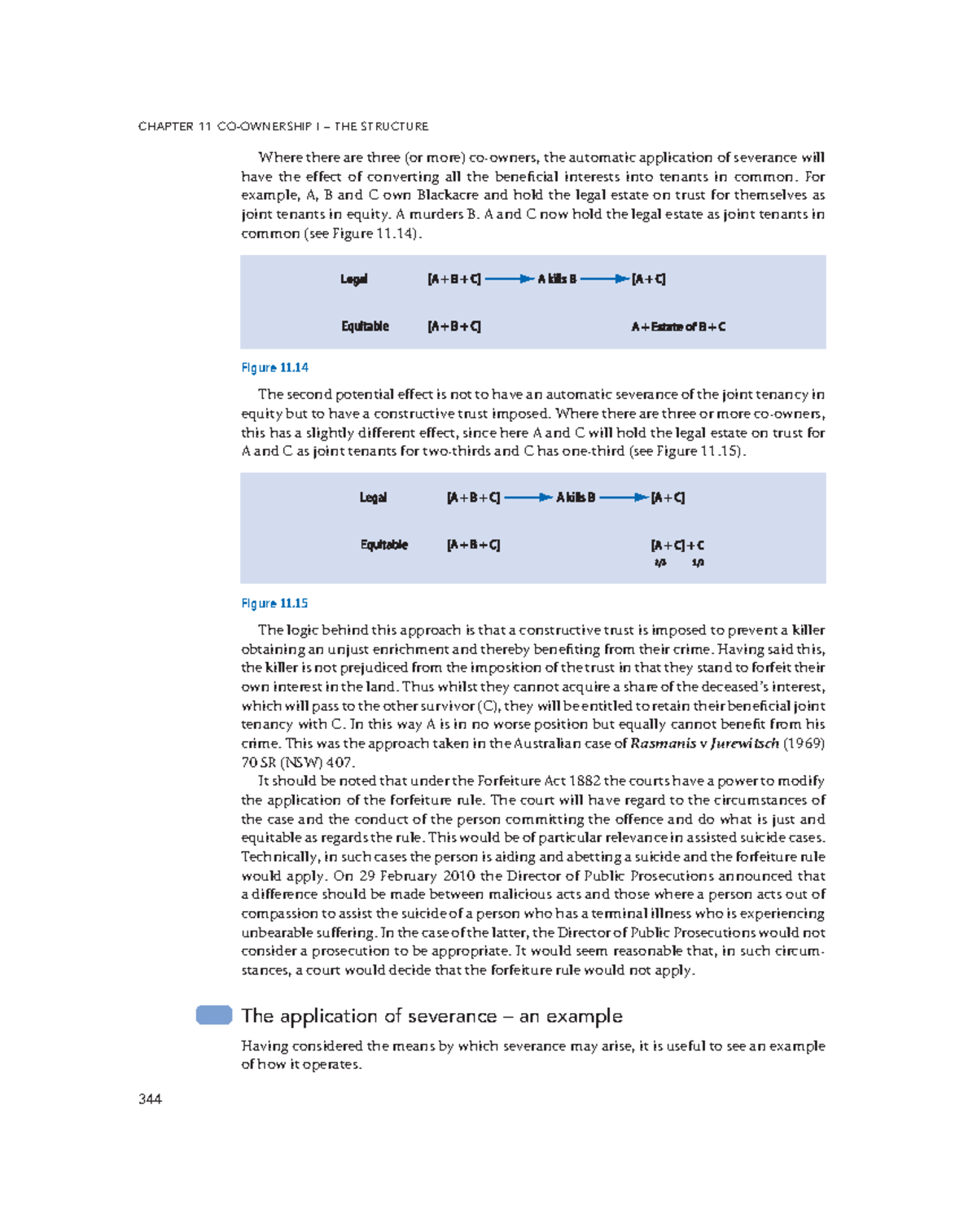 Zlib - 344 CHAPTER 11 CO-OWNERSHIP I – THE STRUCTURE Where there are three (or more) co-owners ...