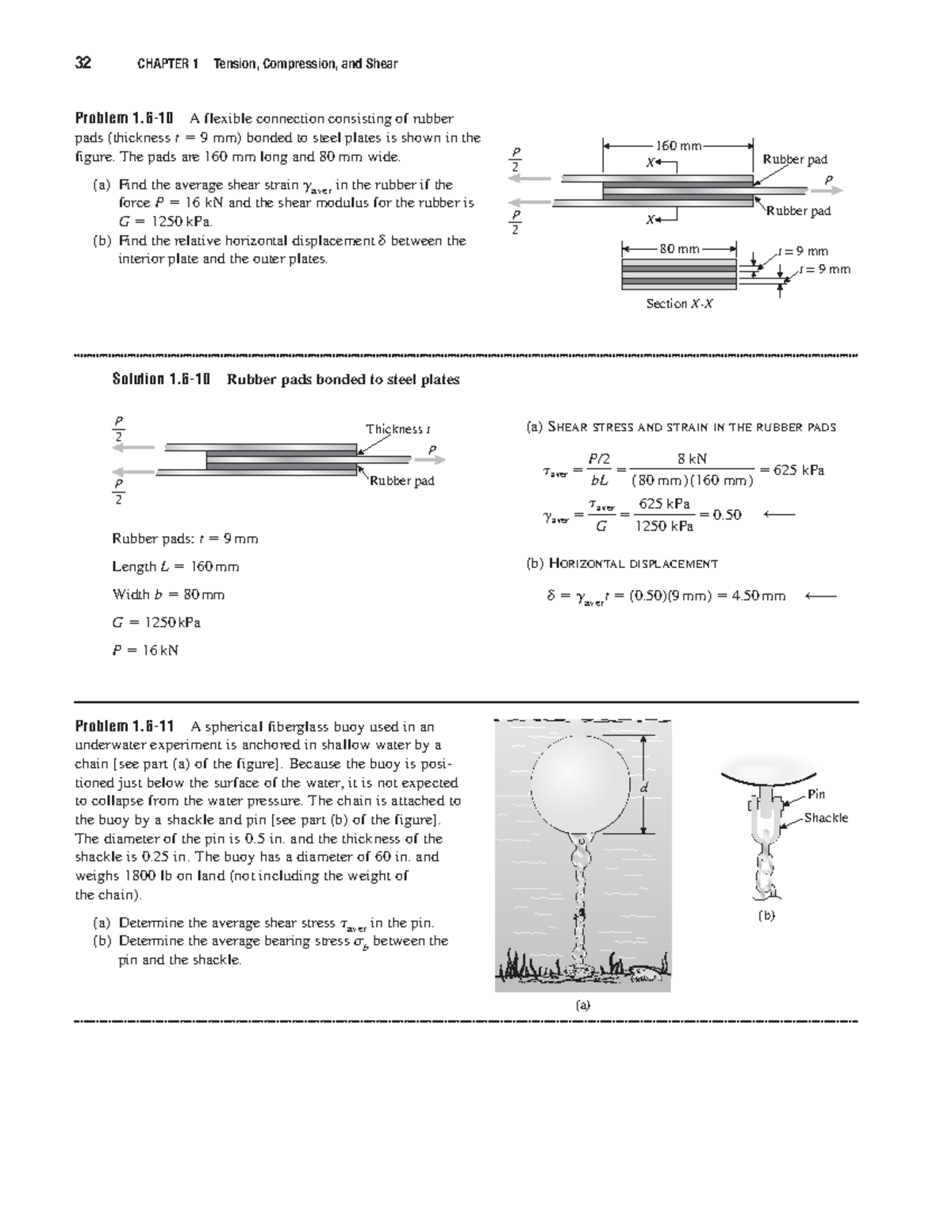 01-02 Chapter: Shear Stress and Strain Problems and Solutions - Studocu