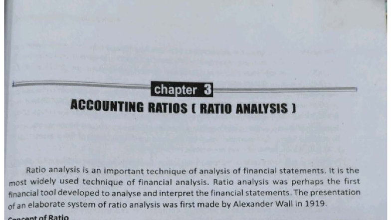 ACCOUNTING 101: Comprehensive Guide to Ratio Analysis Techniques - Studocu