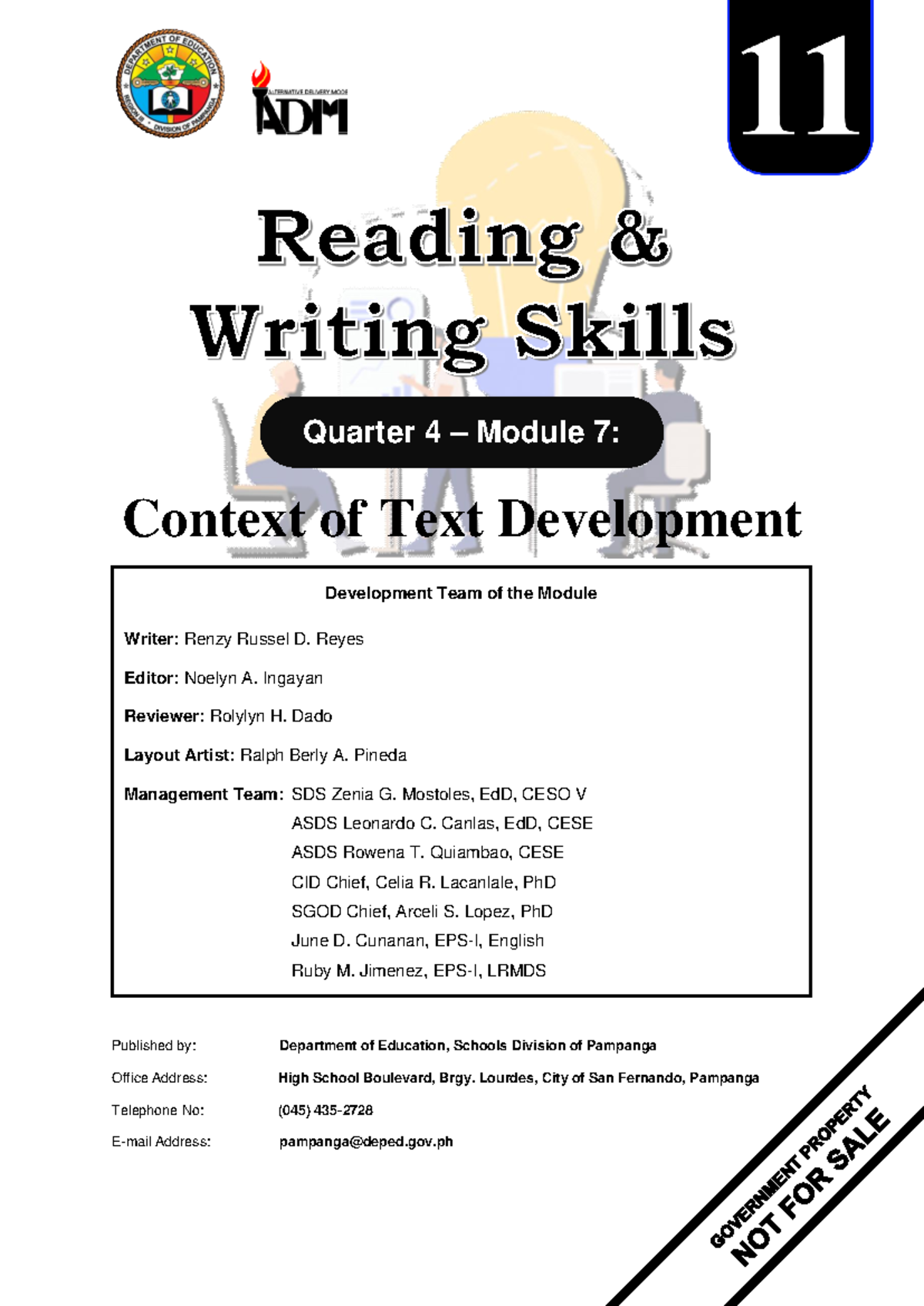 RWS Q4 Week1 14p - Materials - Context of Text Development Published by ...