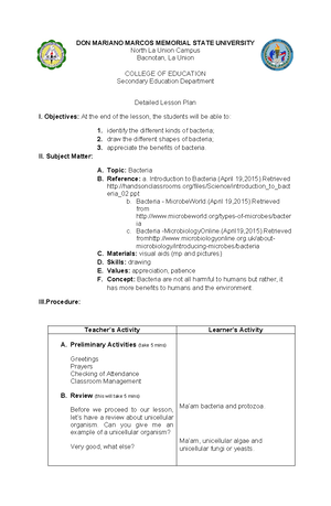 Detailed Lesson PLAN Grade 10 ( Research Definition Characteristics and ...