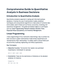C723 - Quantitative analysis for business - Studocu