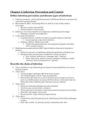 Chapter 5 - Infection prevention and control - f I l l I I .. ' Infection Prevention and-Control ...