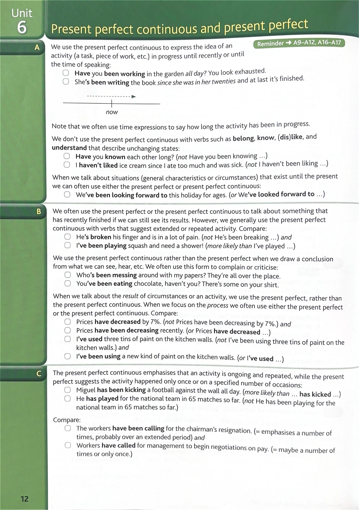 The Present Perfect and The Present Perfect Continuous Seaton - Focus ...