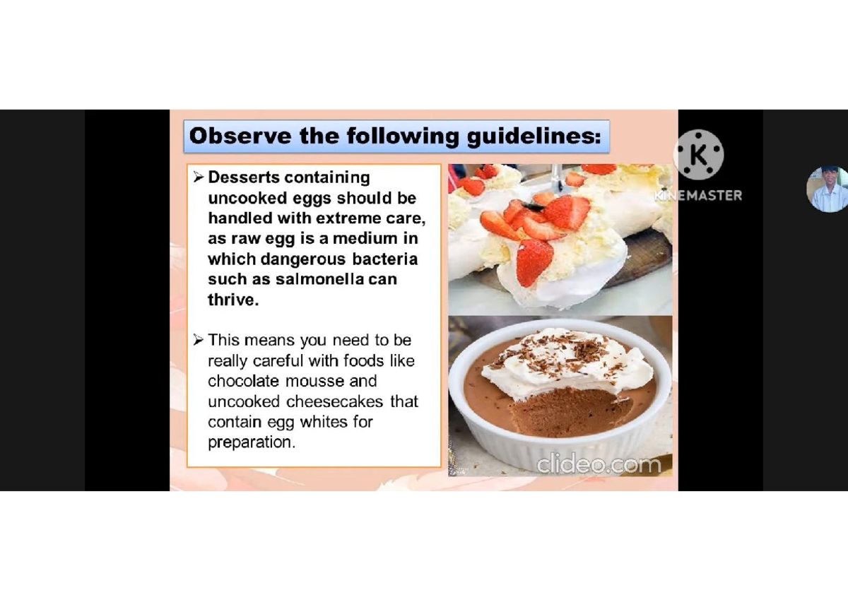 Storing Dessert - Uubybtbtbvtvrv - Observe the following guidelines: K ...