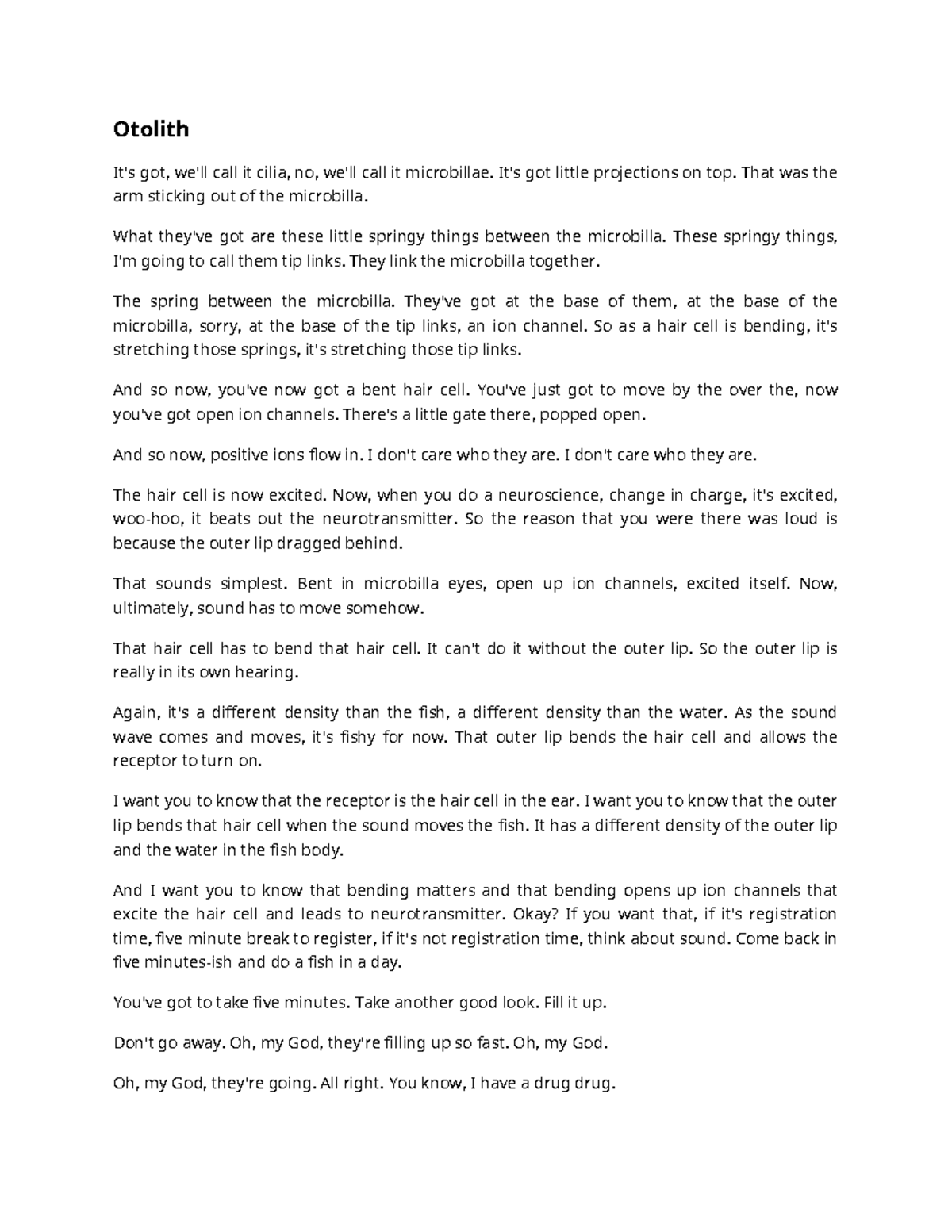 Otolith and Fish Hearing: Understanding Sound Detection in Fisheries ...