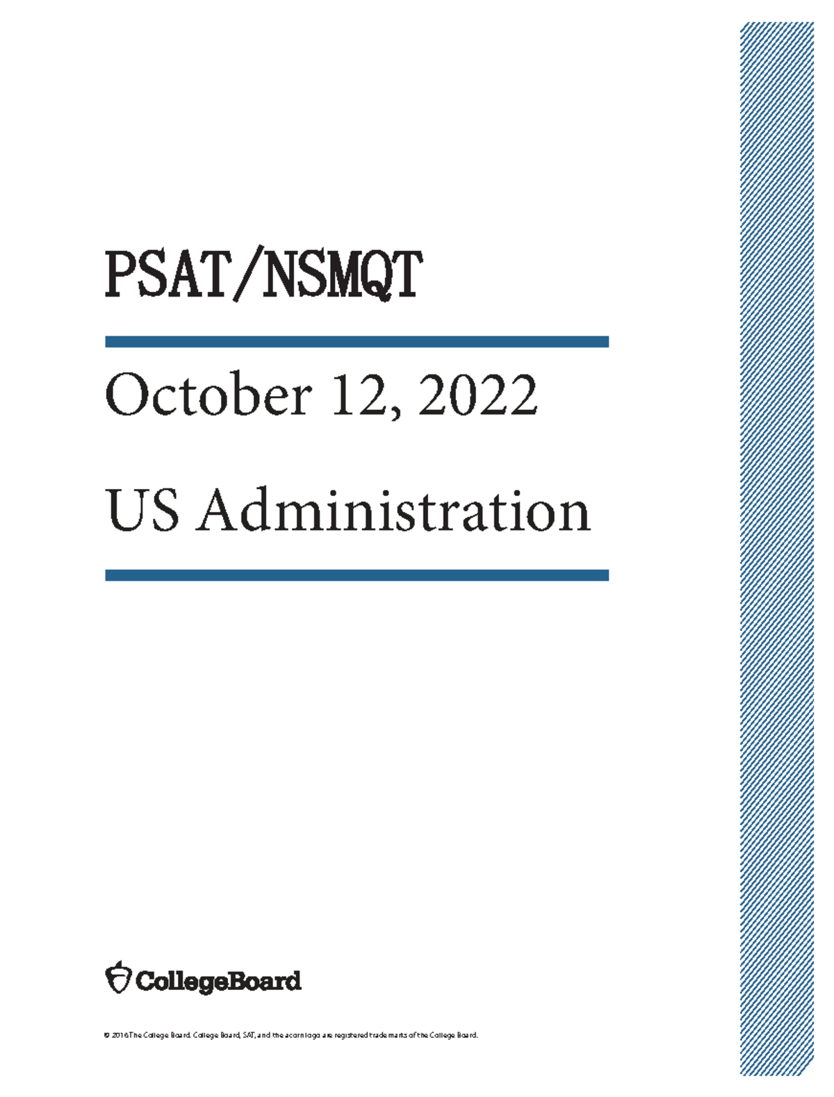PSAT 2022 Oct 12 - Official Reading Test and Analysis - Studocu