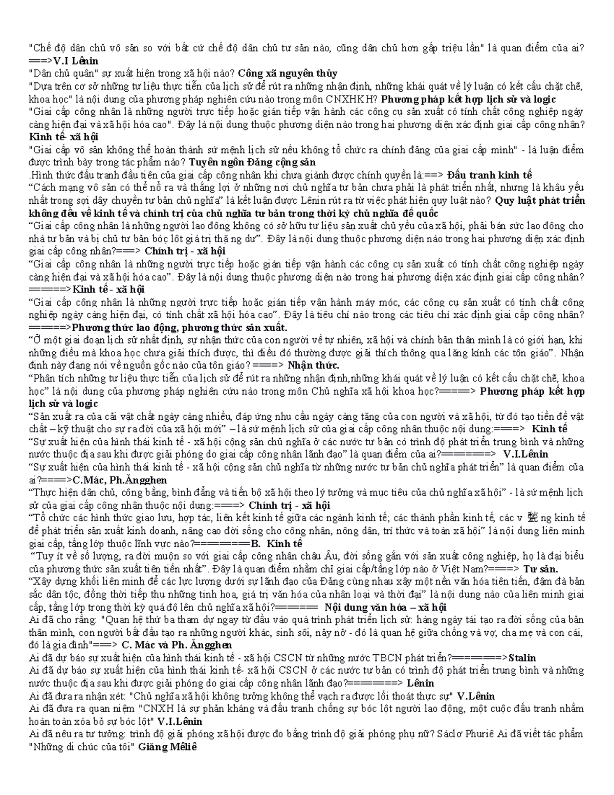 CNKH-CUỐI-KÌ: Quan Điểm và Phân Tích Về Chủ Nghĩa Xã Hội Khoa Học - Studocu