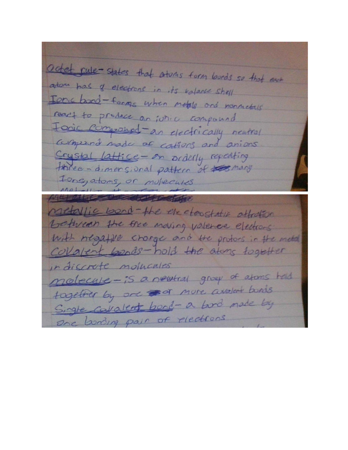 Chemistry 101: Ionic and Covalent Bonding Concepts Homework - Studocu