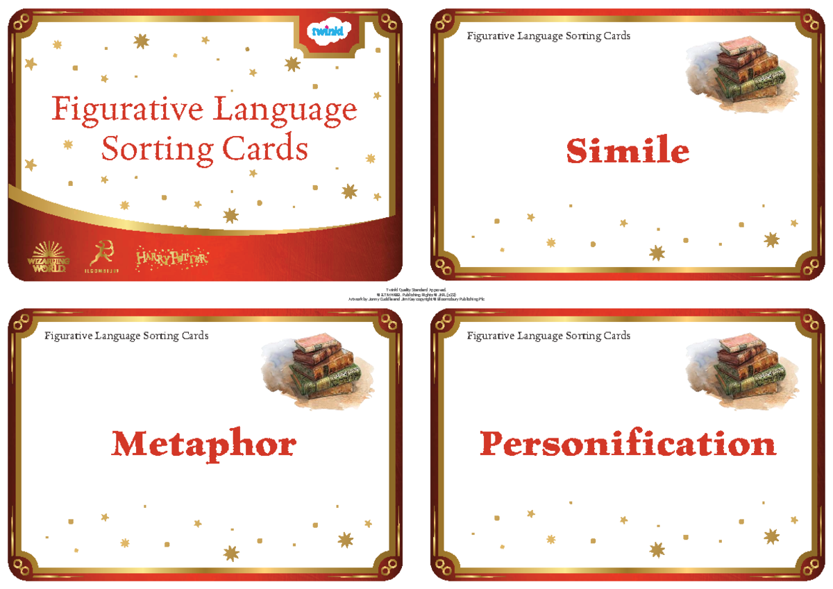 Harry Potter Figurative Language Sorting Cards (s23) - Studocu
