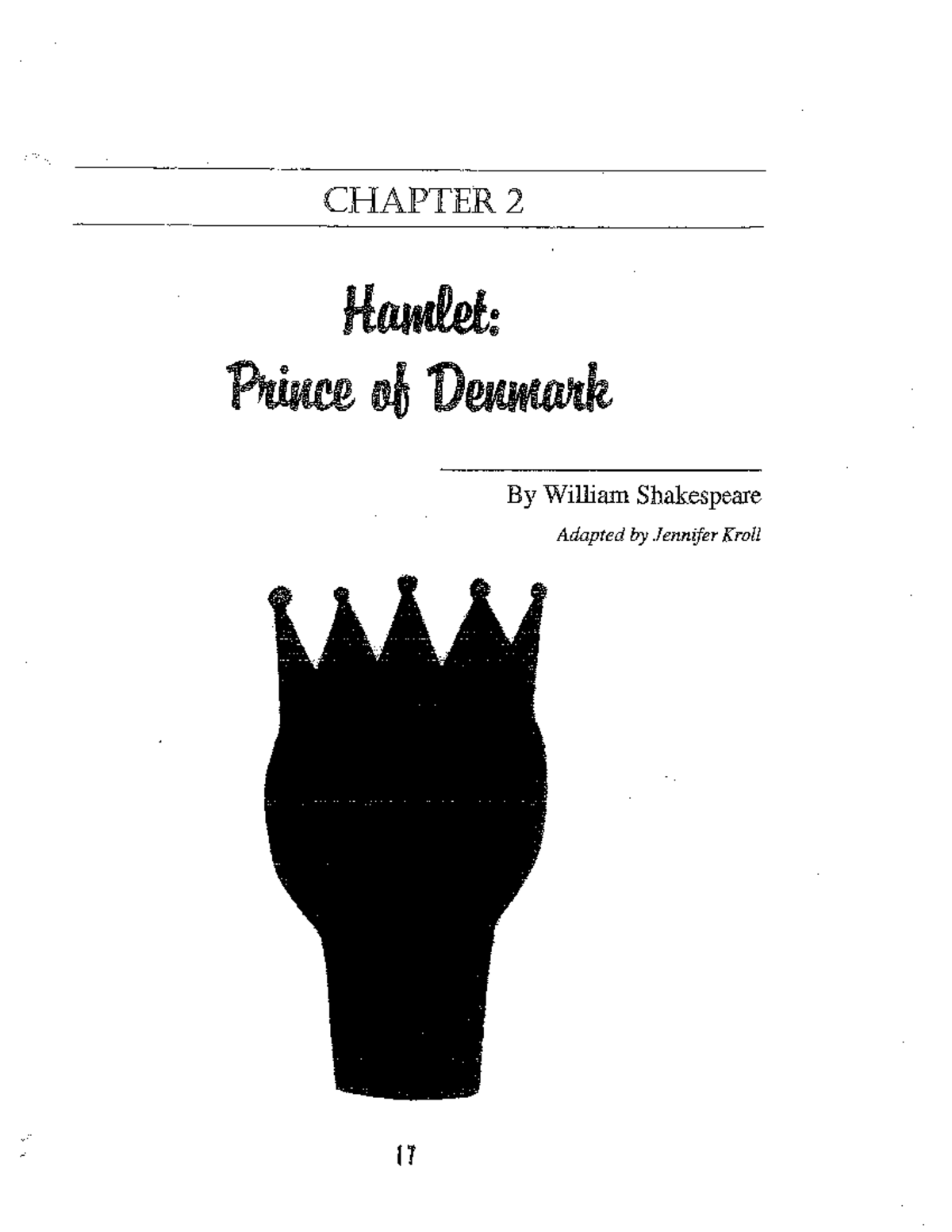 Hamlet - Chapter 2: Danish Prince's Grief and Revenge in Shakespeare's ...