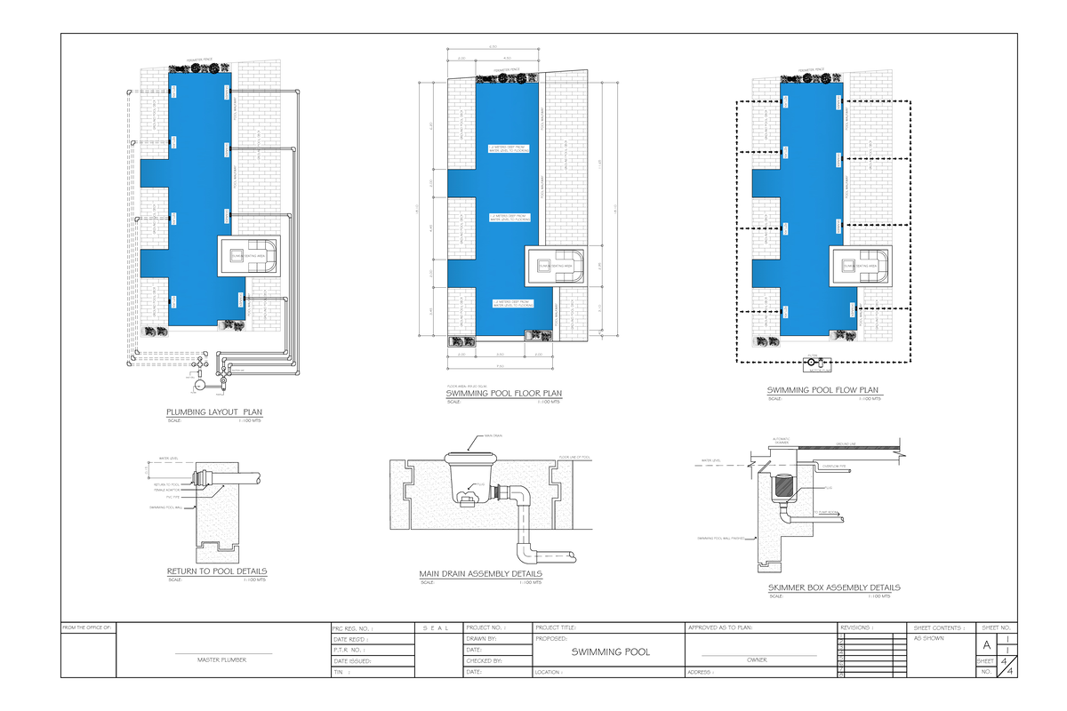 Swimming Pool Plumbing Layout and Design Details - Studocu