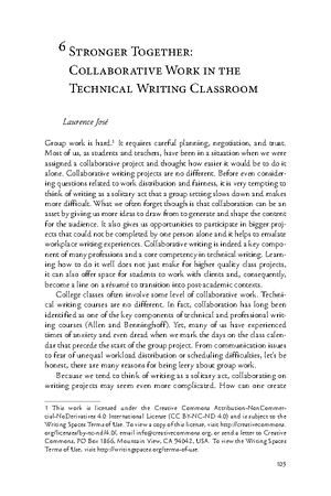 Collaborative Writing in Technical Communication: Strategies & Tools ...
