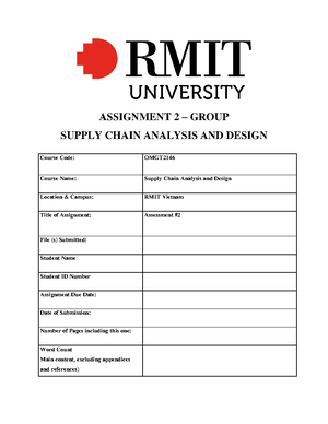 (Sample HD) Assignment-2 BUSM4773 Work, Health, Safety & Wellbeing RMIT ...