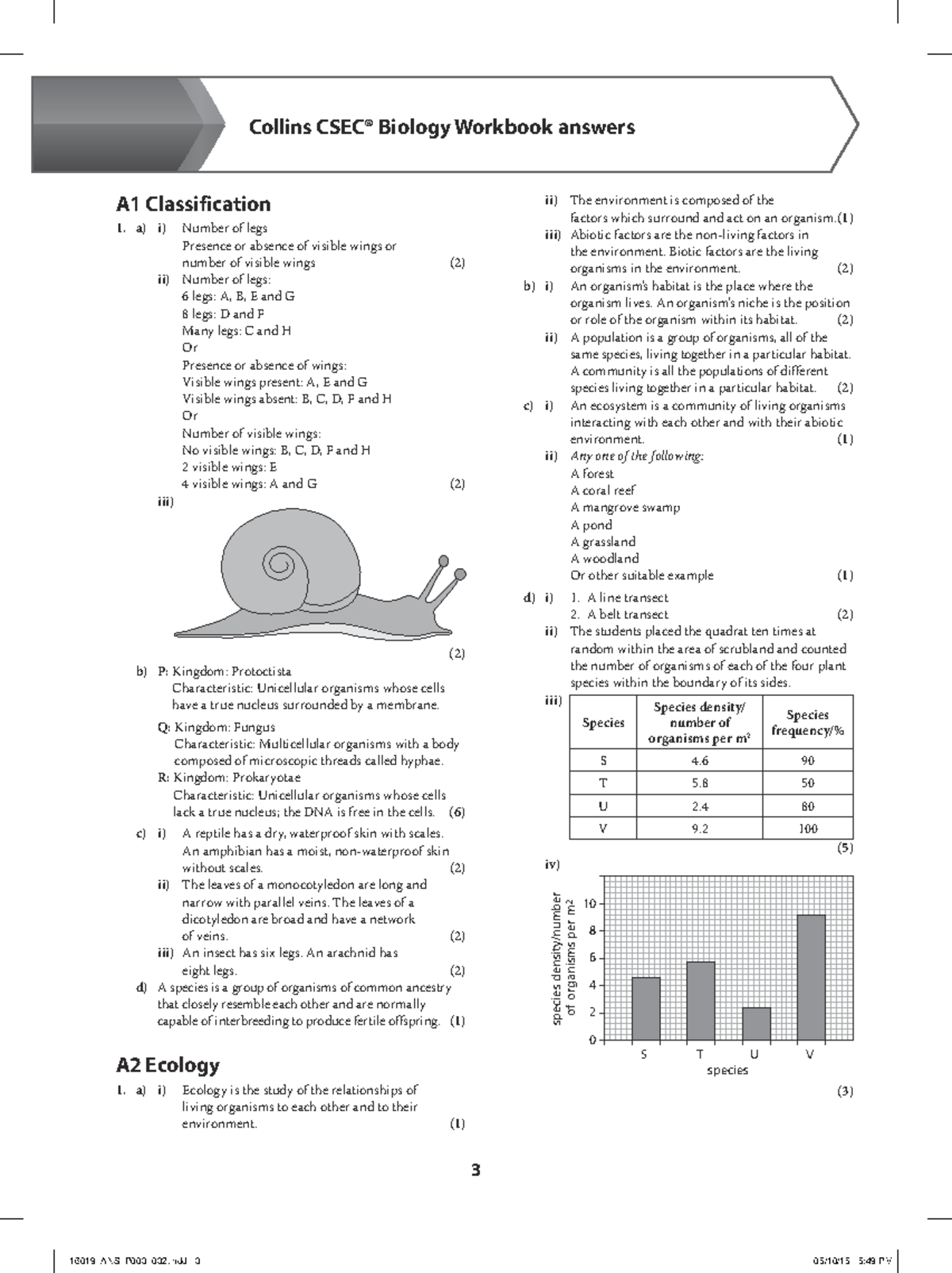 Biology Workbook Answers: Key Concepts and Definitions - Studocu