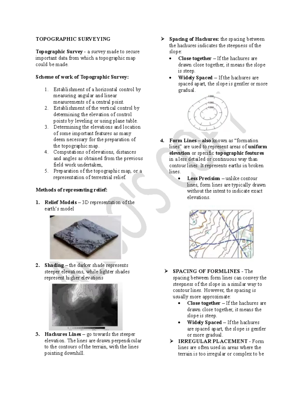 Topographic- Surveying - TOPOGRAPHIC SURVEYING Topographic Survey - a ...