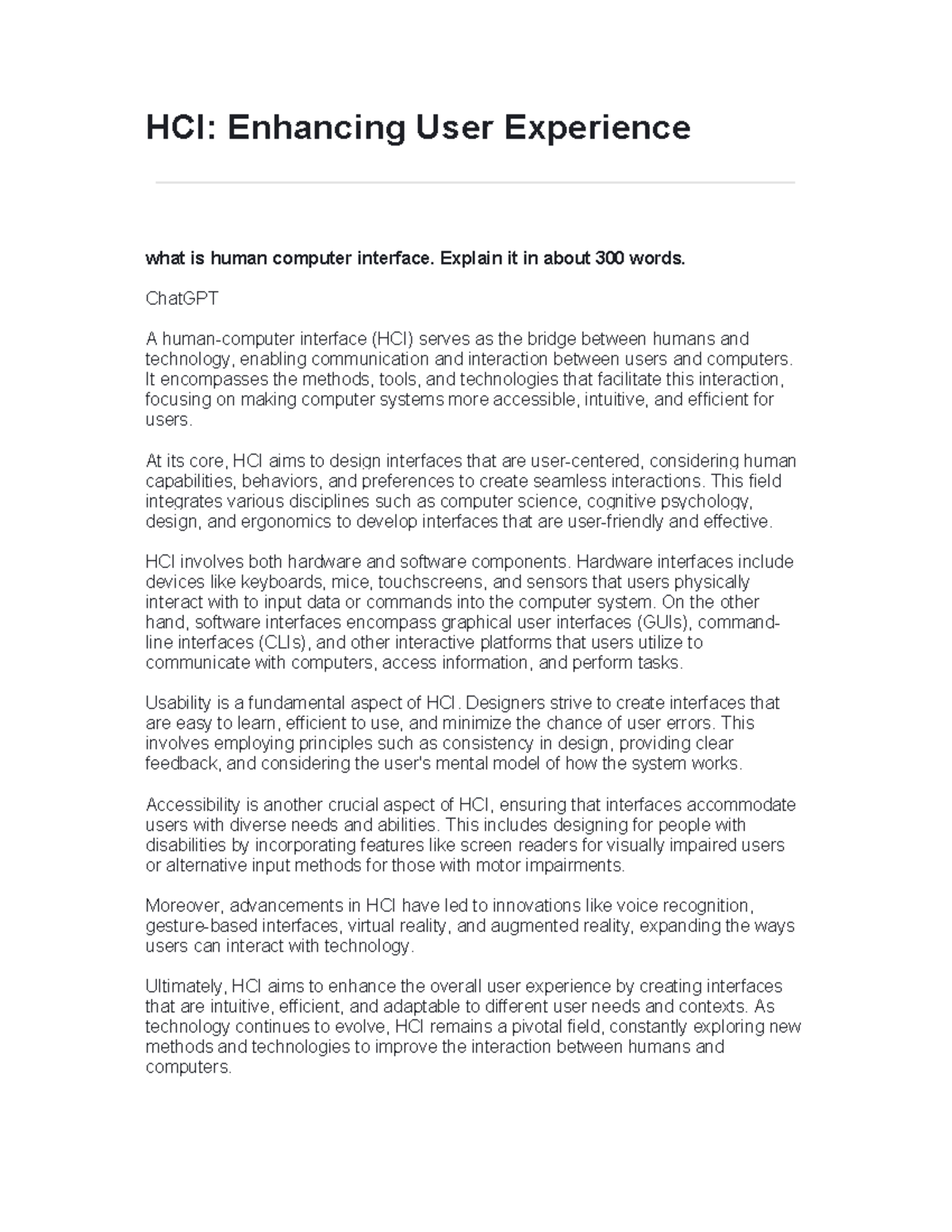 HCI 101: Comprehensive Notes on User Experience Principles and Design ...