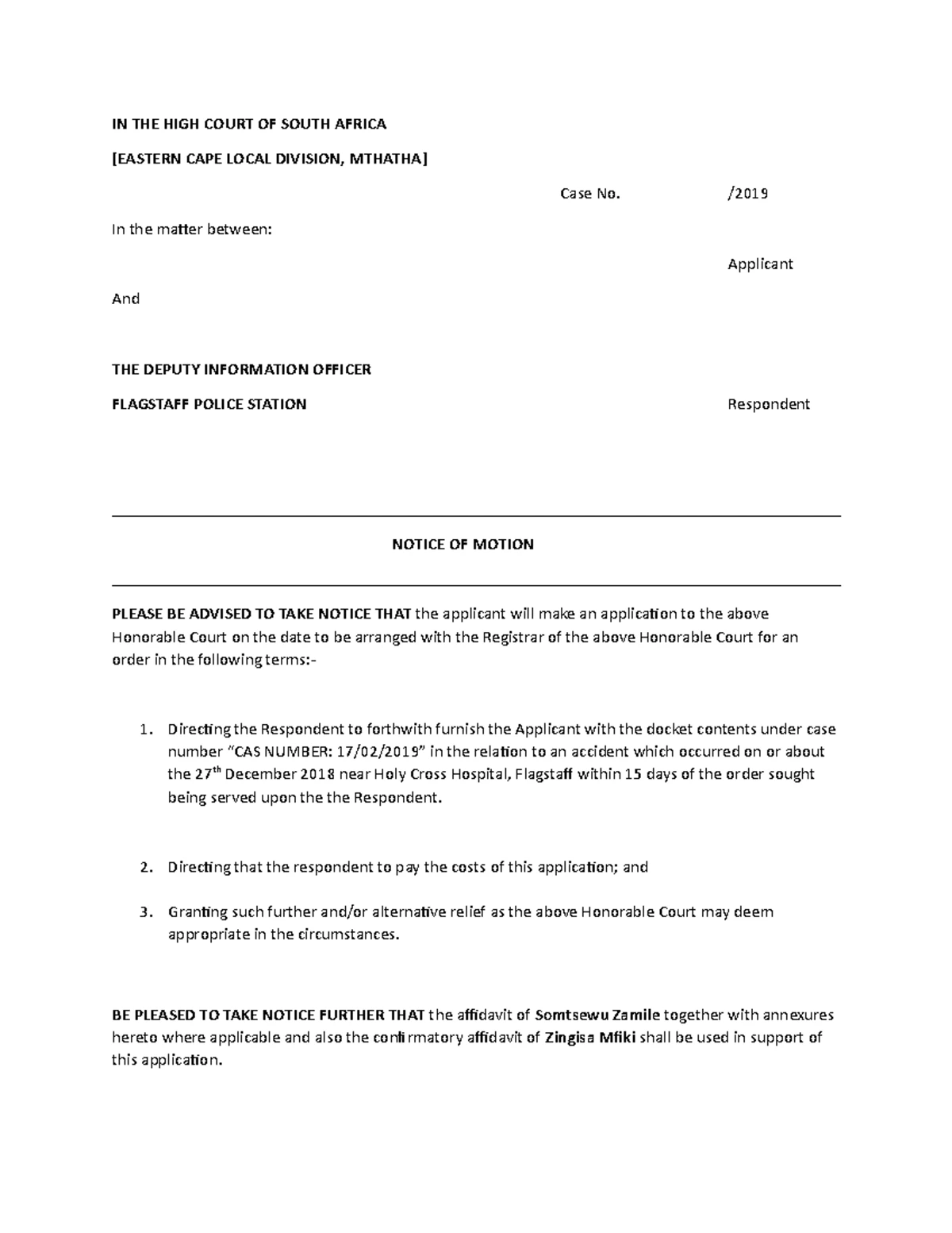 Magistrates Court Application to Compel Discovery - Rule 23 Guide - Studocu