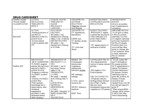 Reglan - drug cards - DRUG CARD/SHEET Student Name ...
