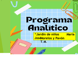 Modalidades de Trabajo en Preescolar - Sector 12 - Studocu