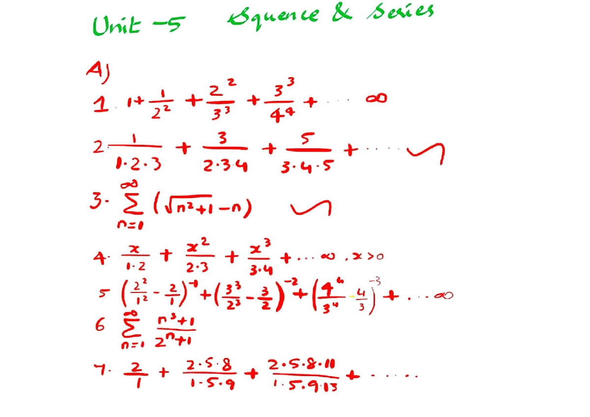 Unit 5 Maths: Linear Algebra Notes - Studocu