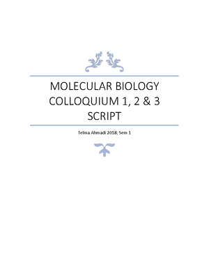 Physiology - Full colloq 1 script - Physiology By: Kasper Johansson ...