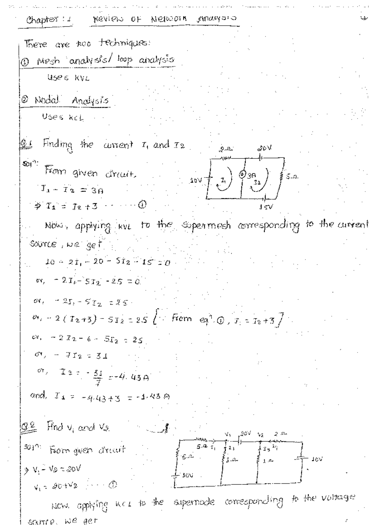 Chapter 1 Review: Network Analysis Techniques (NT Notes) - Studocu