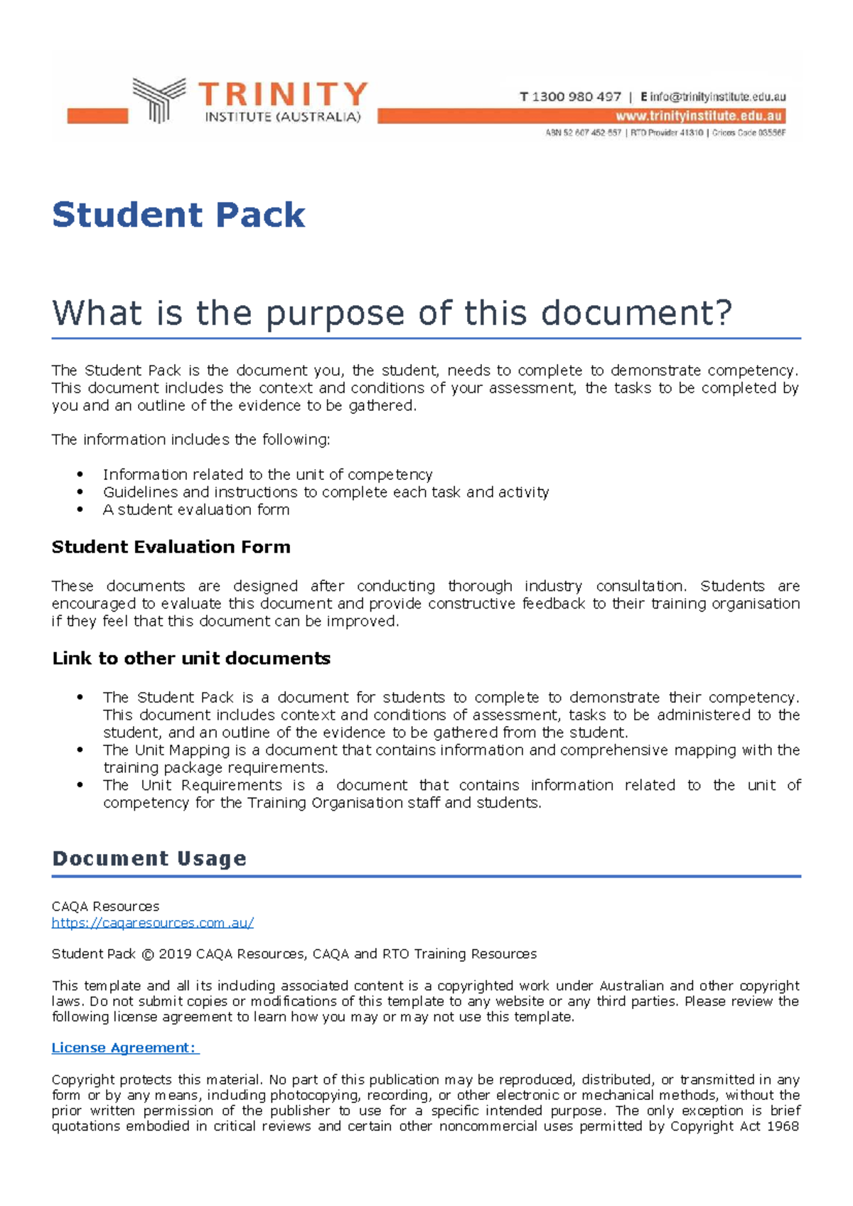CPCCOM 1012 Student Pack: Assessment Theory Guidelines - Studocu