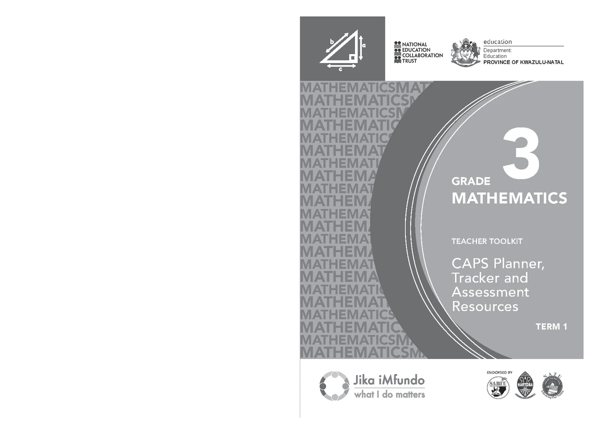 EFAL Term 3 Grade 1 Lesson Plan - GRADE 1 English First Additional ...