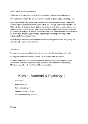 [Solved] Vad menas med isoton hypoton och hyperton vtska - anotomi ...