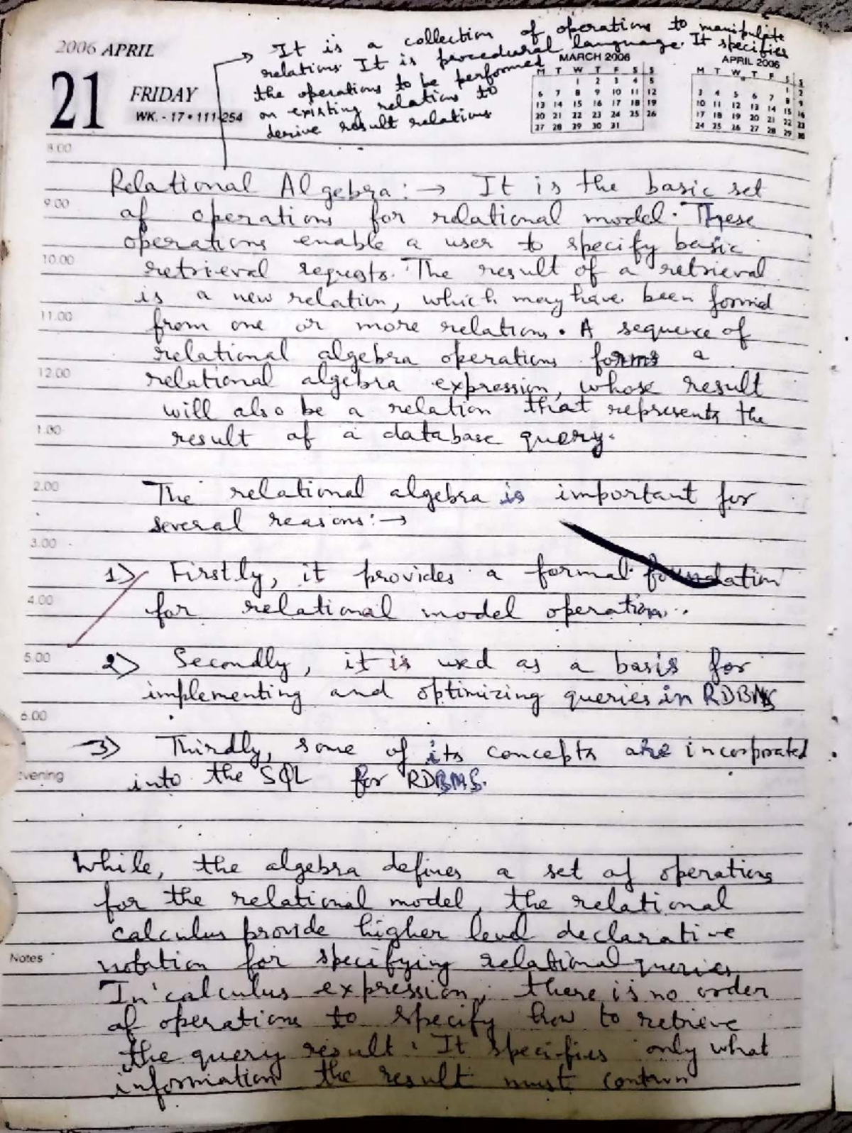 DBMS Unit 2 Handwritten Notes for Evening Class - Studocu