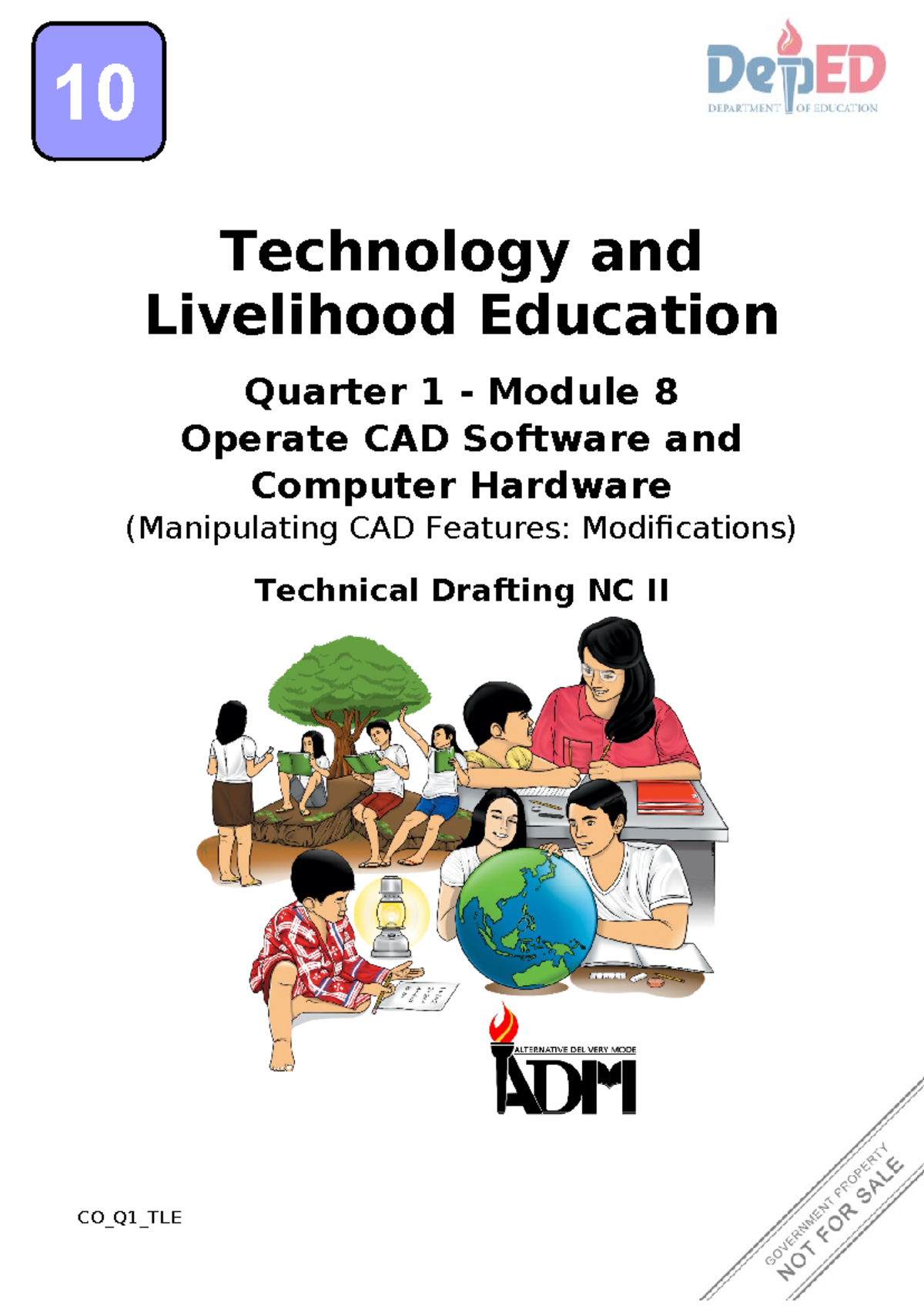 TLE10 Q1 Mod8 - Manipulating CAD Features in Technical Drafting - Studocu