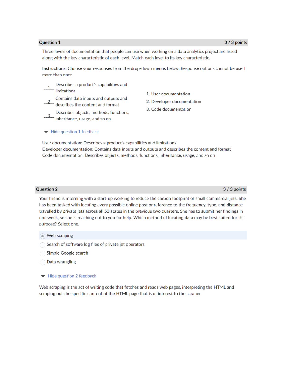 DAT 223 Module 5-4 Quiz on Gathering Requirements - Studocu