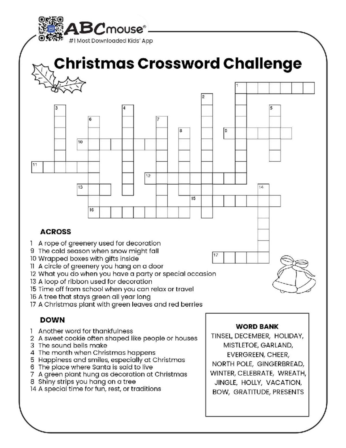 ABCmouse Christmas Crossword Challenge 1: Fun Holiday Puzzle - Studocu