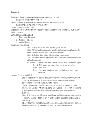Final exam health assessment - NUR 2092 HEALTH ASSESSMENT Final exam ...
