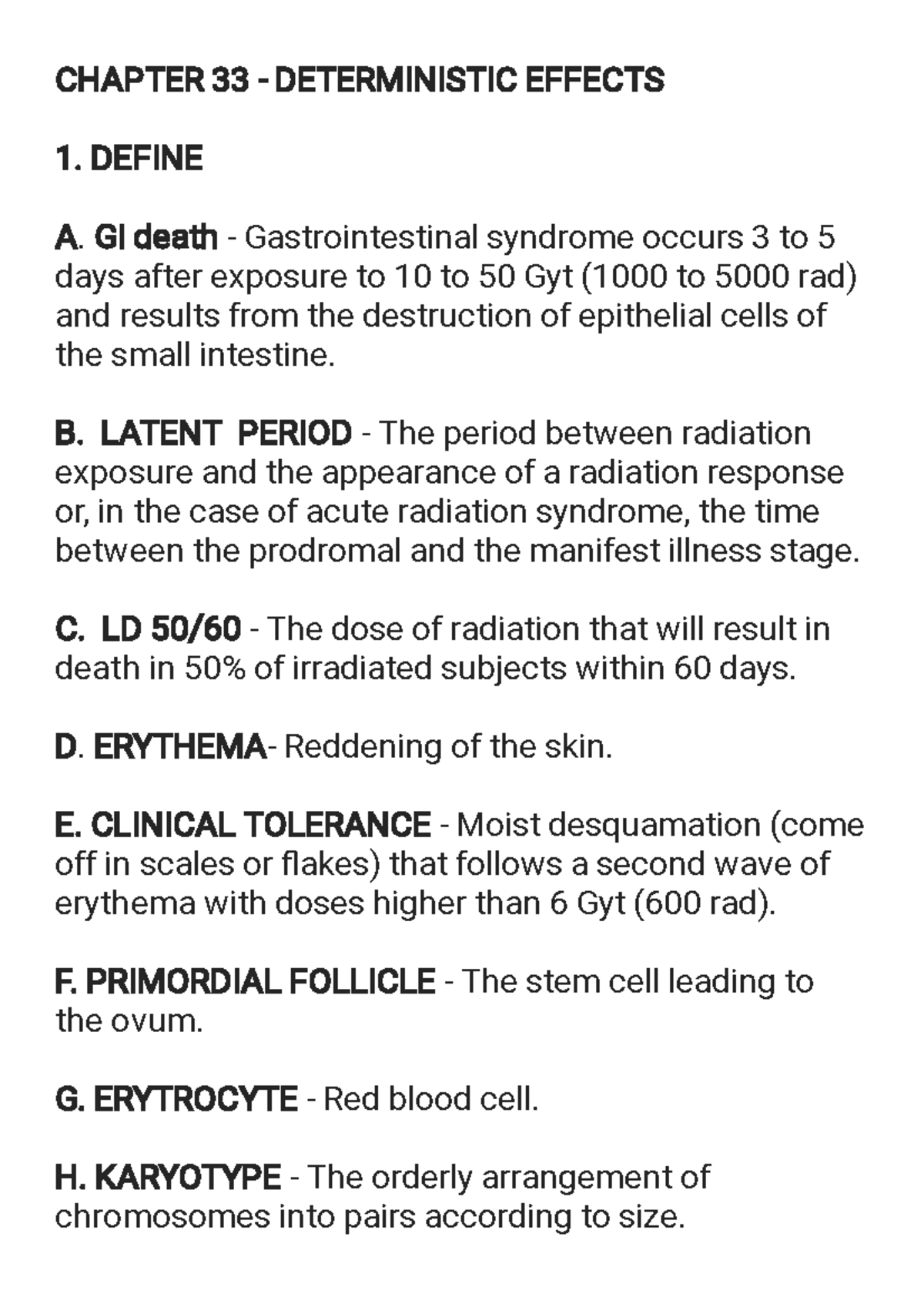 Deterministic Effects of Radiation: Key Concepts and Clinical Insights ...