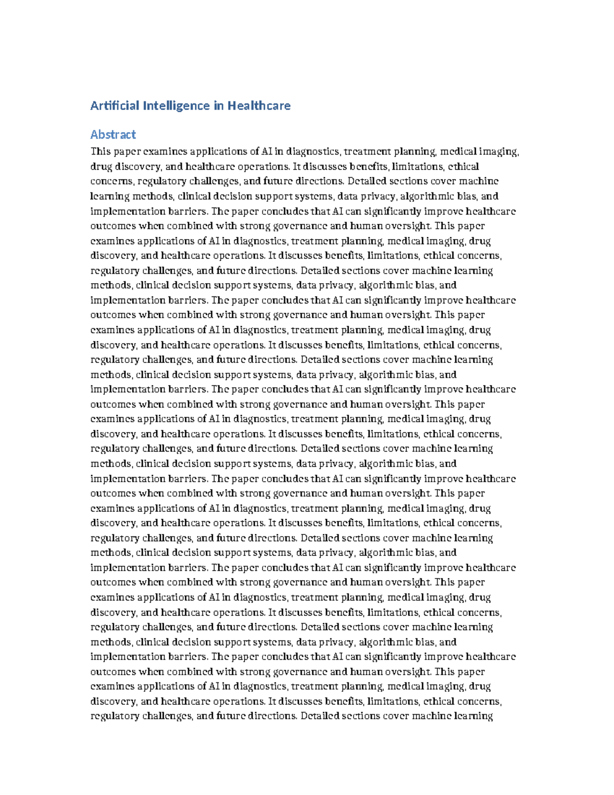 AI Applications in Healthcare: Benefits, Challenges & Future Directions ...