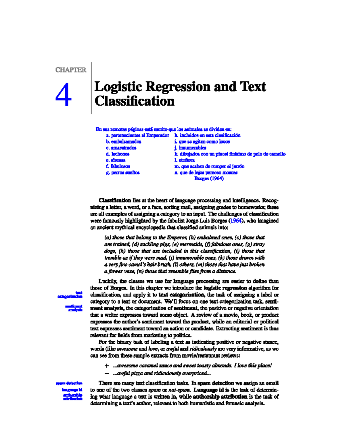 CHAPTER 4 Logistic Regression and Text Classification Insights - Studocu