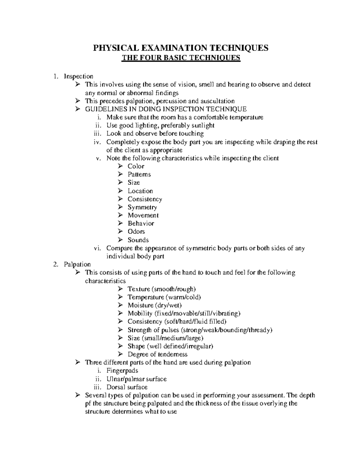 4370 757310 IPPA - Lecture Notes on Physical Examination Techniques ...