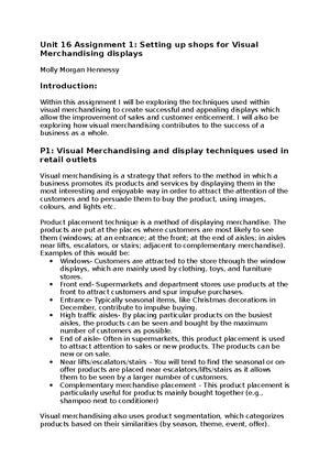 Unit 17 Assignment 2 - Unit 17 Assignment 2 Molly Morgan Hennessy Introduction: Within this ...