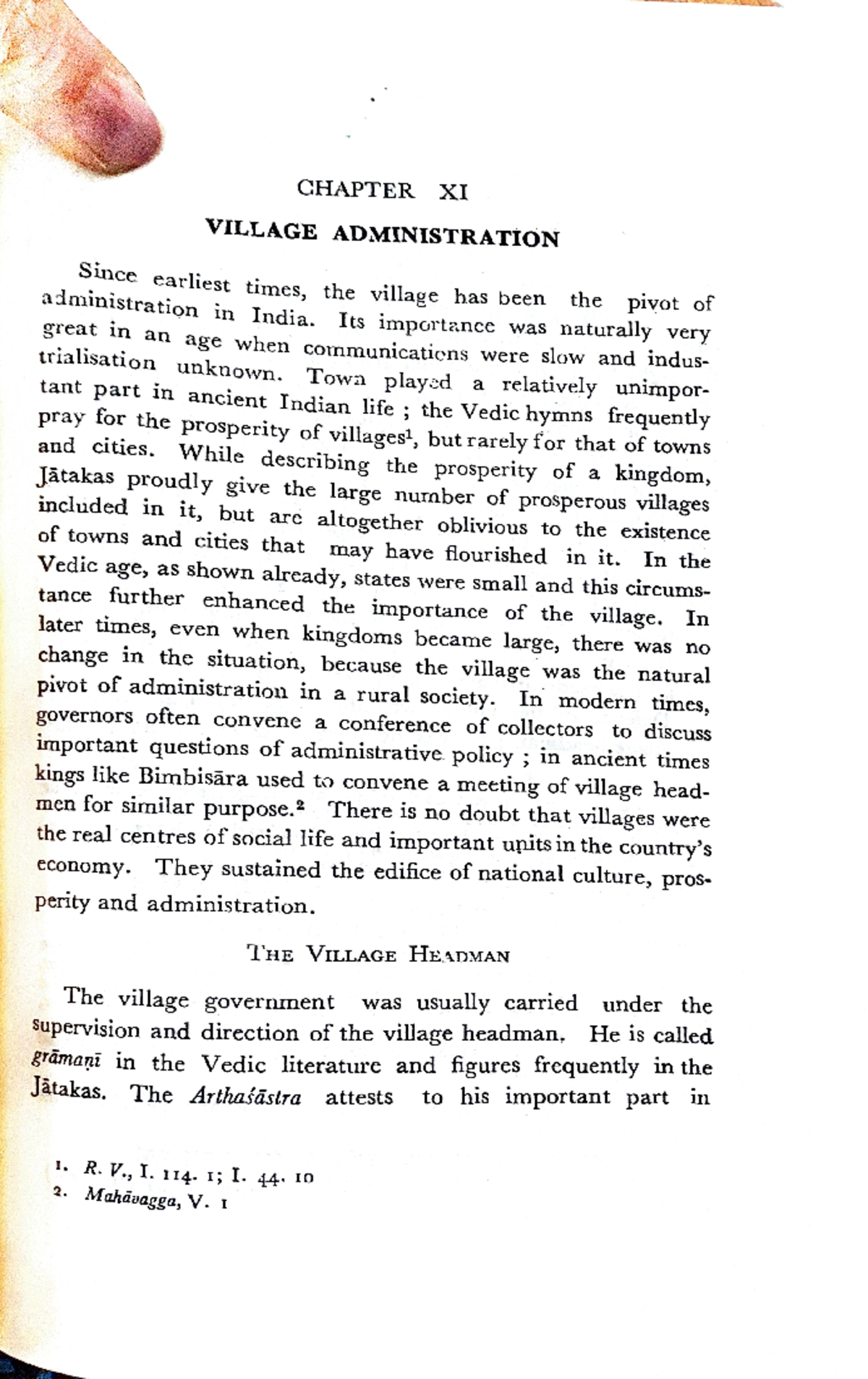 Historical Overview of Village Administration in India - Studocu