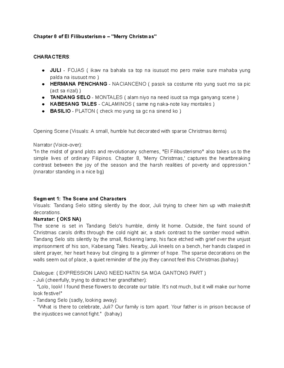 Chapter 8 of El Filibusterismo: Characters & Themes of Poverty and Hope ...