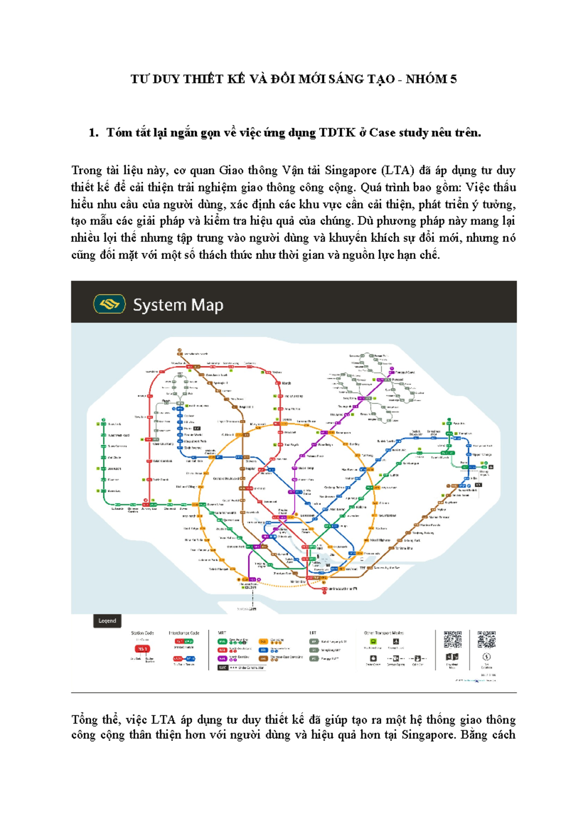 GIẢI CASE Study TƯ DUY THIẾT KẾ VÀ HTGT TẠI TP.HCM (2025-2030) - Studocu