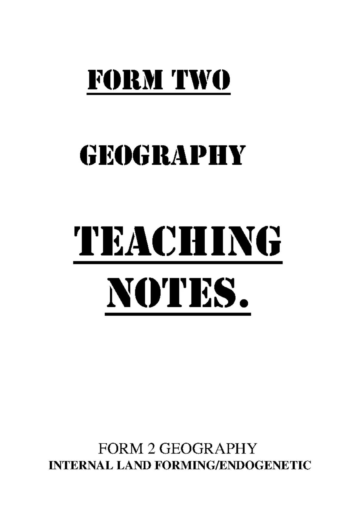 FORM 2 Biology Simplified Notes - BIOLOGY NOTES FORM 2 SIMPLIFIED ...
