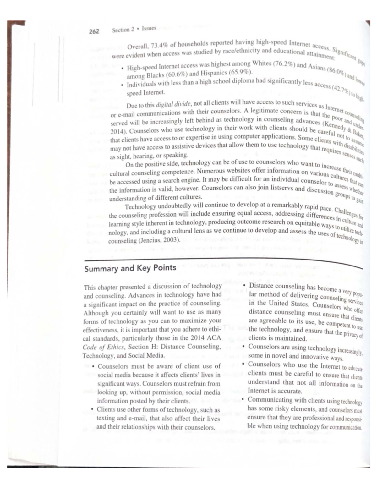 Final Exam Study Guide for ABC123: Technology in Counseling - Studocu