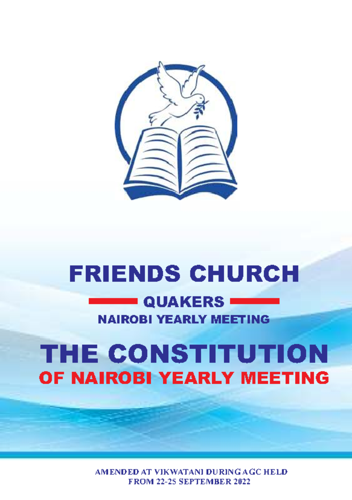 NYM Constitution: Friends Church Quakers Nairobi Yearly Meeting - Studocu